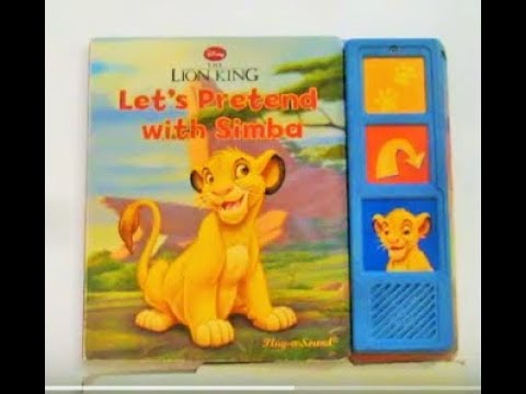 DISNEY The Lion King "Let's Pretend with Simba" PLAY-A-SOUND - YouTube