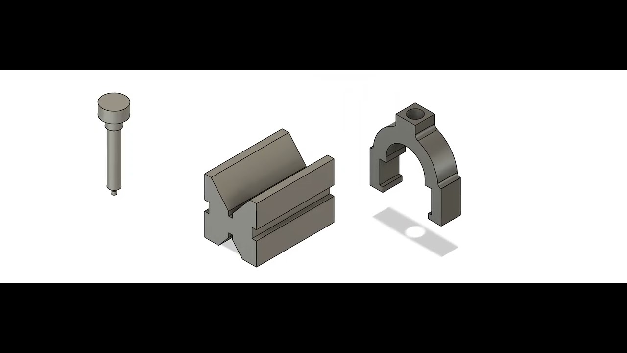 3D Animation of V Block Assembly: Design - YouTube