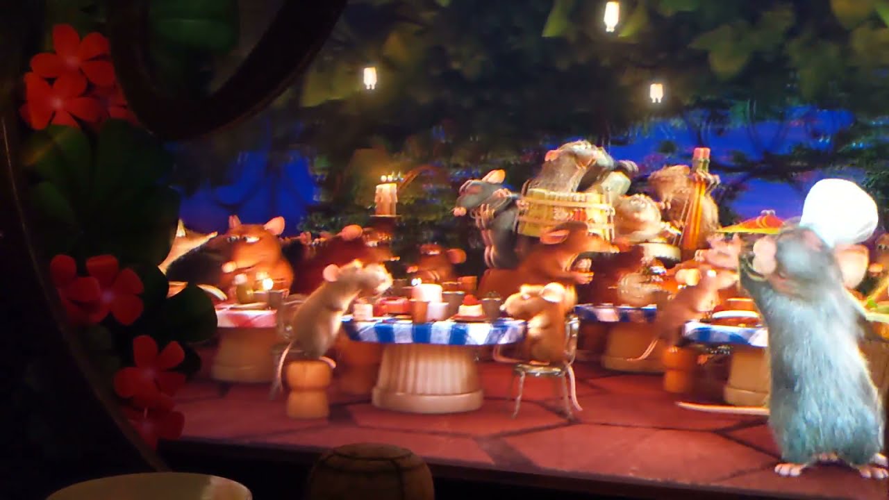 Ratatouille Ride Epcot Disney World - YouTube