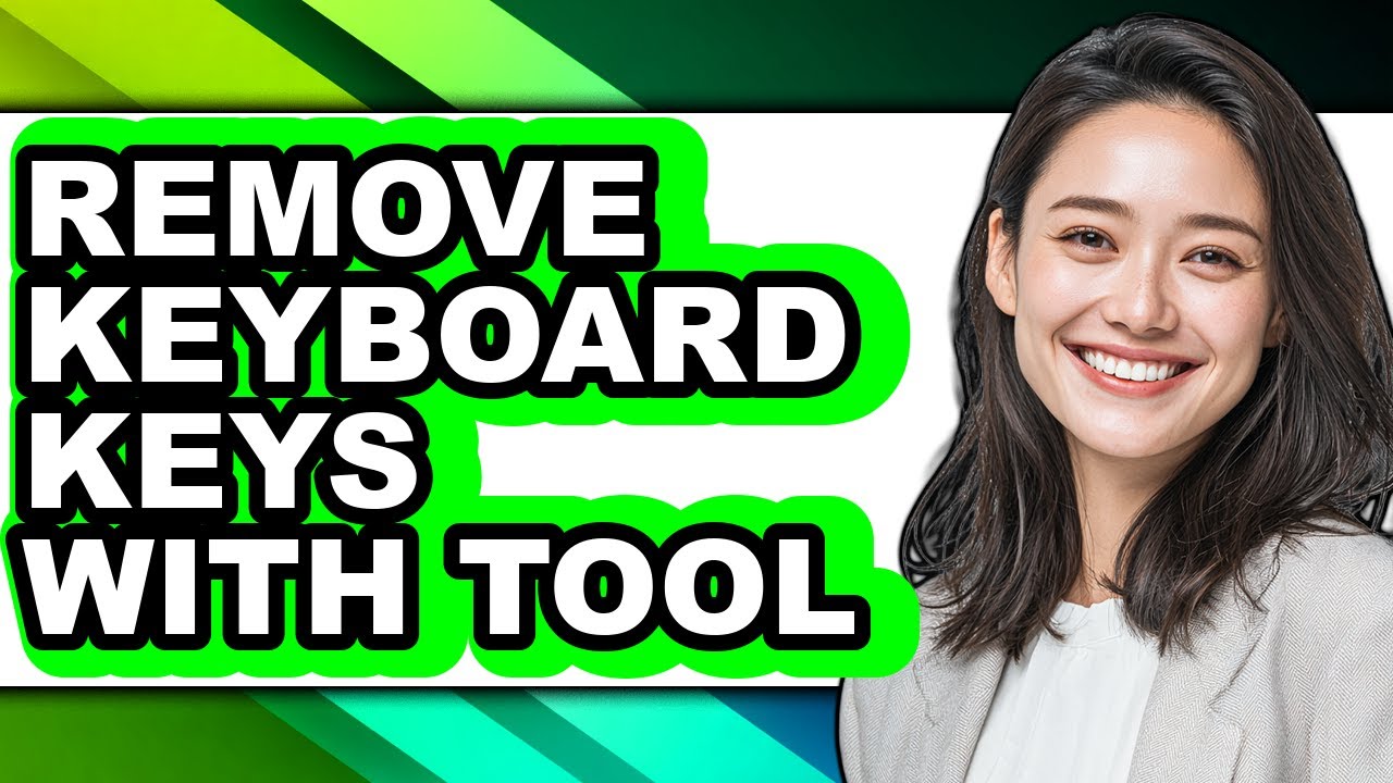 How to Remove Keyboard Keys with Tool (easy Method) - YouTube