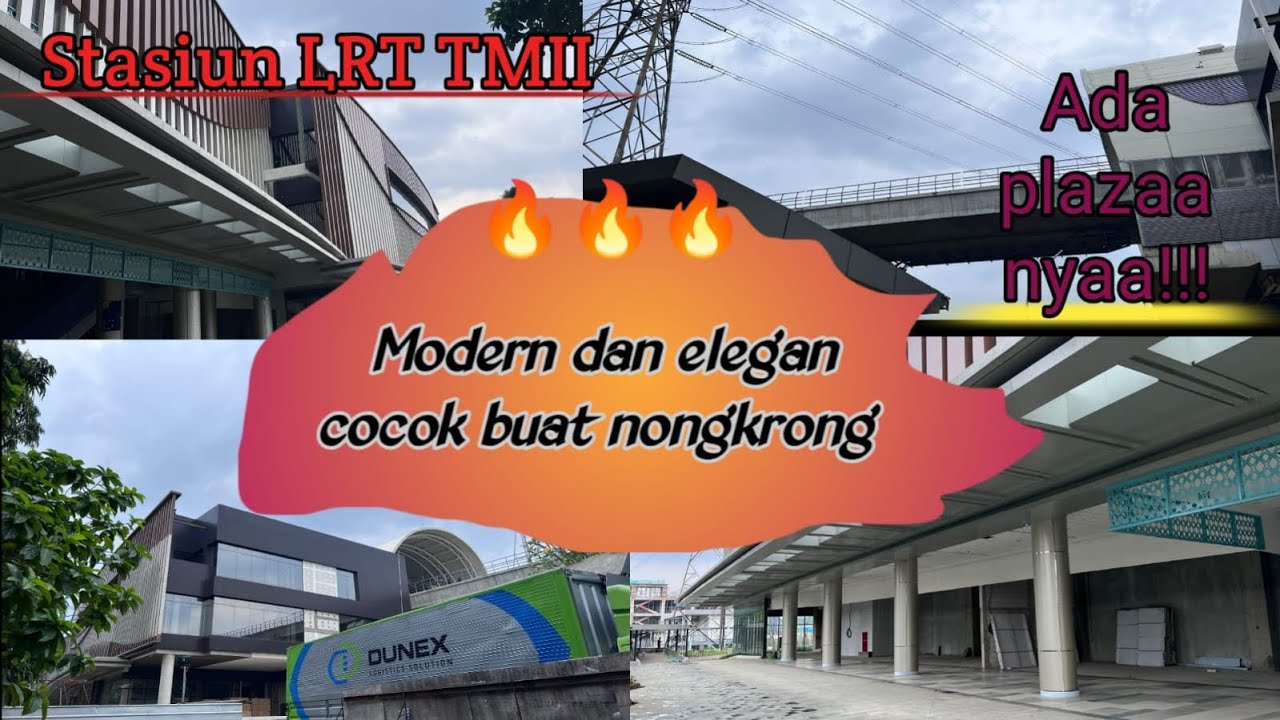 Stasiun LRT JABODEBEK - sta Taman Mini Indonesia Indah - YouTube