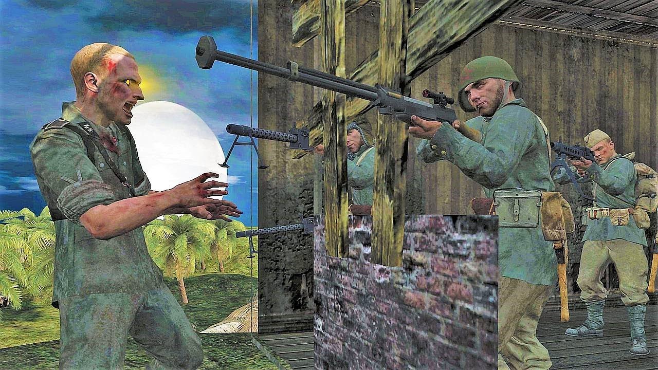 NPCs vs Zombies | CALL OF DUTY: WORLD AT WAR NPC Wars - YouTube