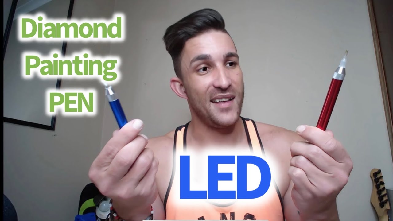 LED diamond painting PEN - Diamond painting must have - YouTube