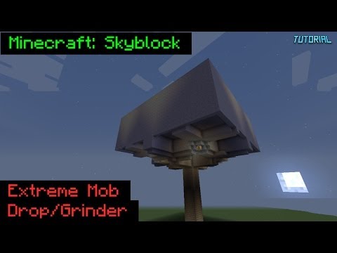 Minecraft: Extreme Mob Drop/Grinder (Level 30 in 4 Minutes!)[1.10 ...