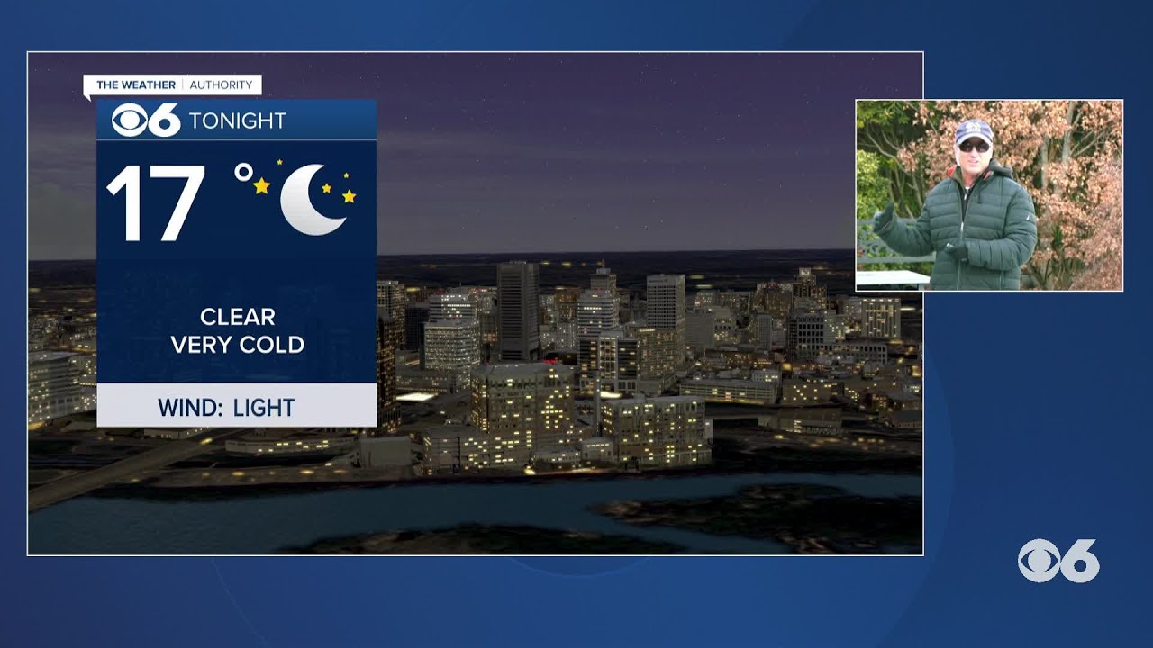 Sunny, breezy and very cold for Wednesday: 'Colder start tomorrow ...