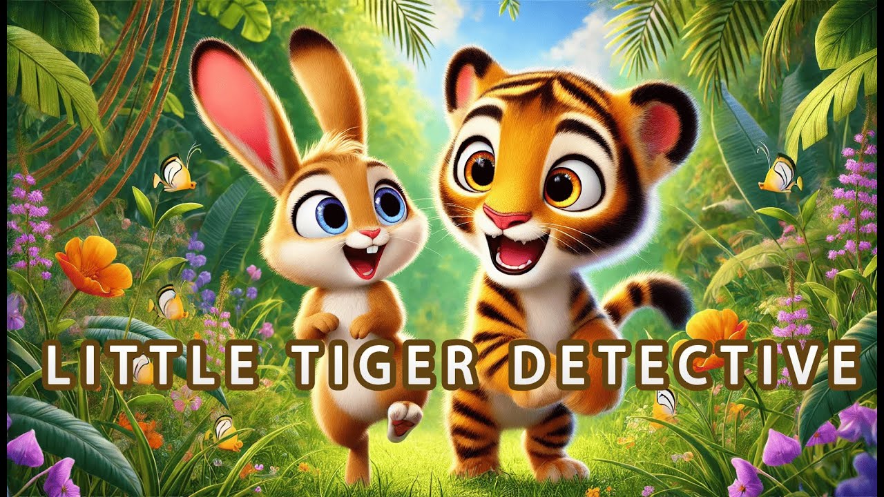 🐯Little Tiger Detective🕵️ |Animated Adventure Story For Kids - YouTube