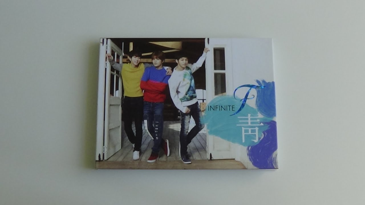 Unboxing Infinite F 인피니트 F 1st Korean Single Album 靑 Celadon - YouTube