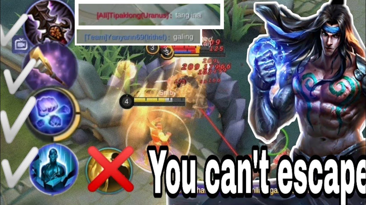 Badang gameplay (petrify is the Best battle spell for badang) mobile ...