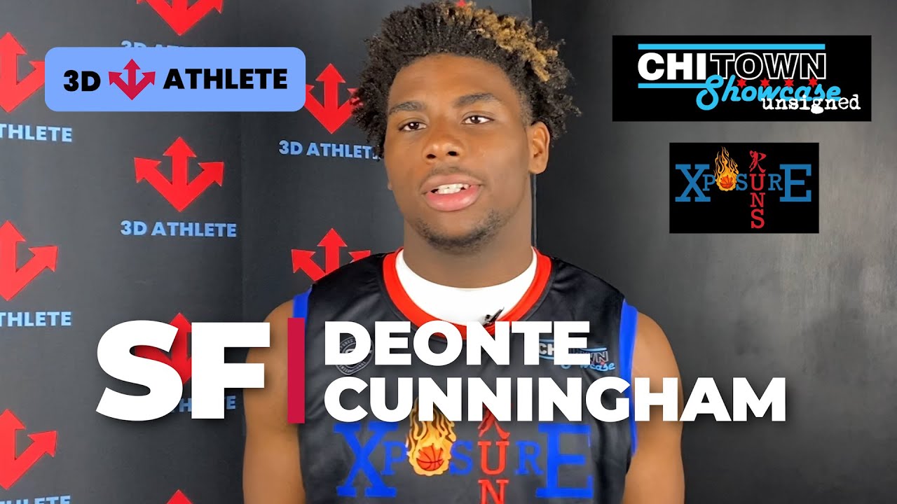 Deonte Cunningham - 3D Athlete (Unsigned Combine 2023) - YouTube