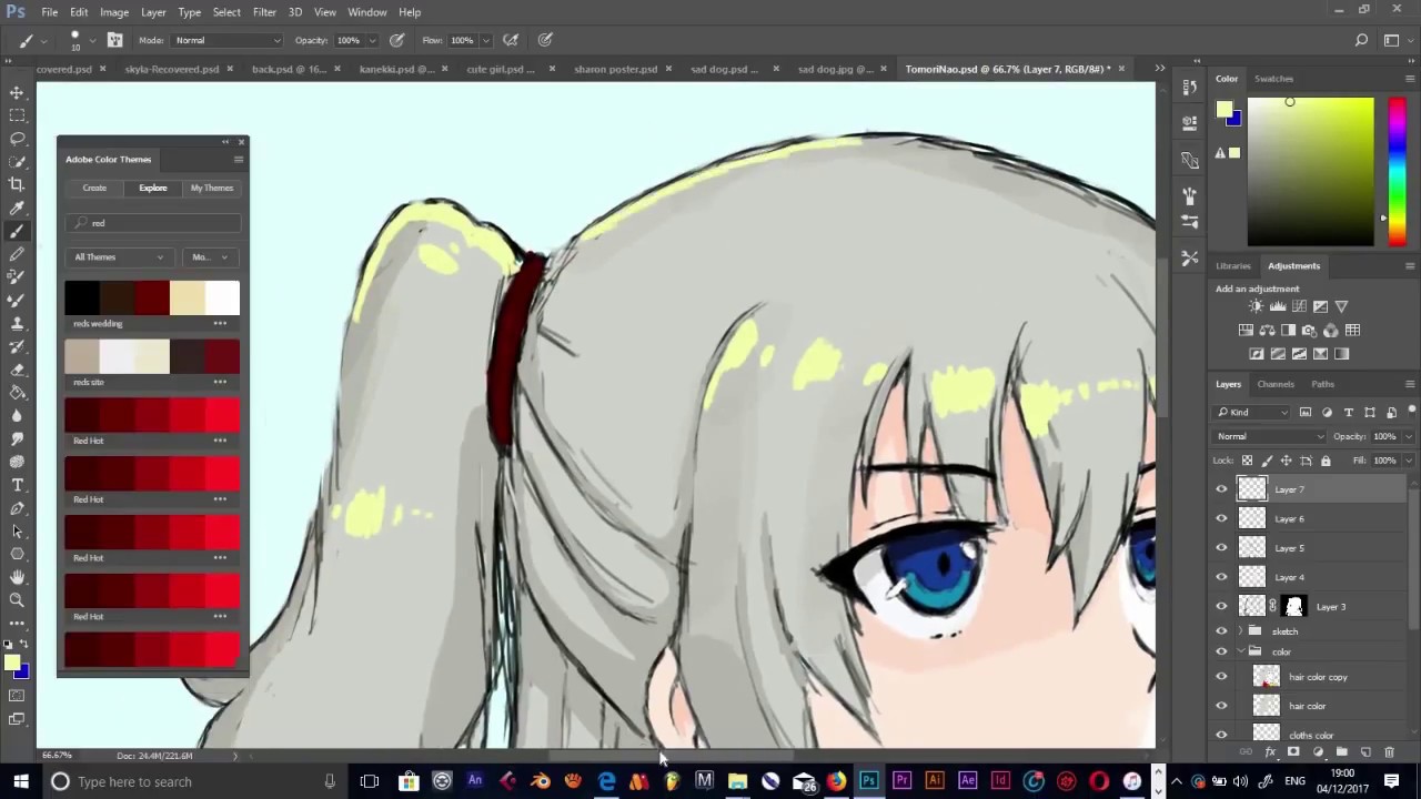 Digital drawing tutorial part 4: Lightning and Chromatic Aberration ...