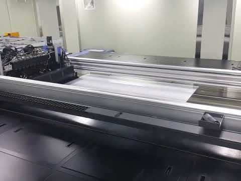 Digital Inkjet printing for Metal, PCM Sheet - YouTube