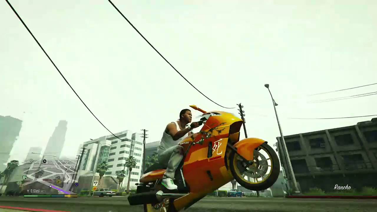 Grand Theft Auto V - Wheelie Rider - YouTube