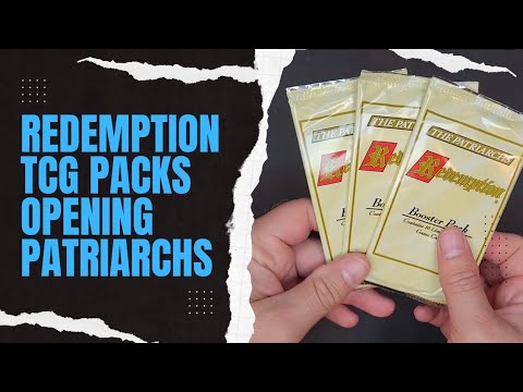 Redemption TCG Patriarchs Expansion Pack Rips - YouTube