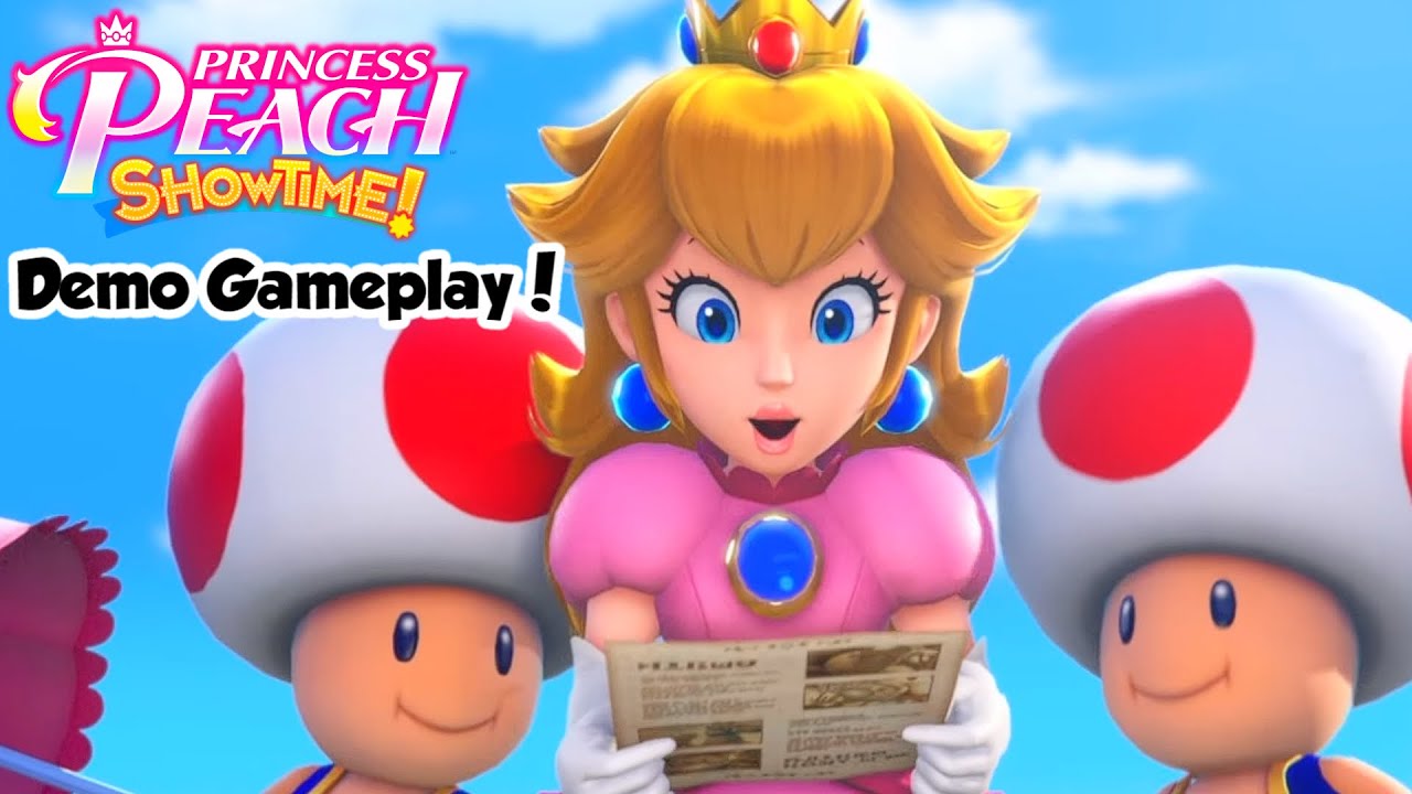 Princess Peach Showtime DEMO Gameplay! - YouTube