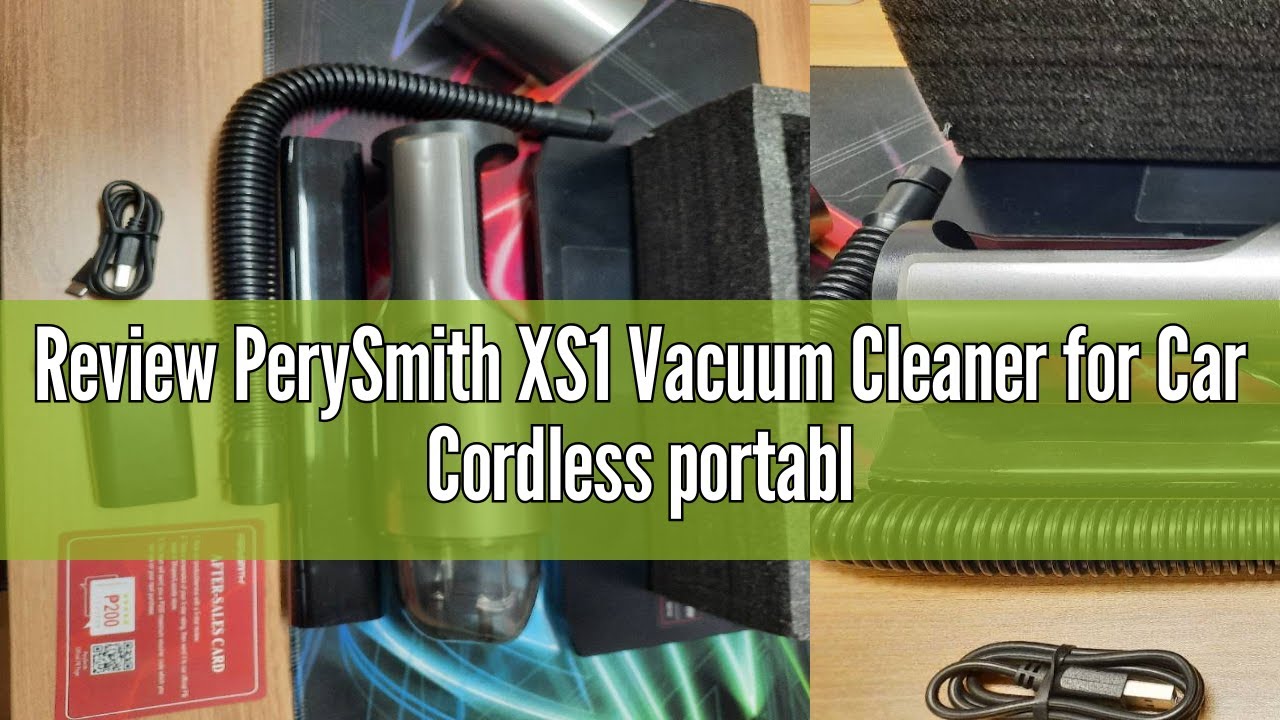 Review PerySmith XS1 Vacuum Cleaner for Car Cordless portable vacuum ...