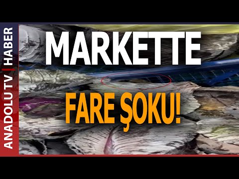 MARKETİN MEYVE- SEBZE REYONUNDA ŞOK GÖRÜNTÜ!