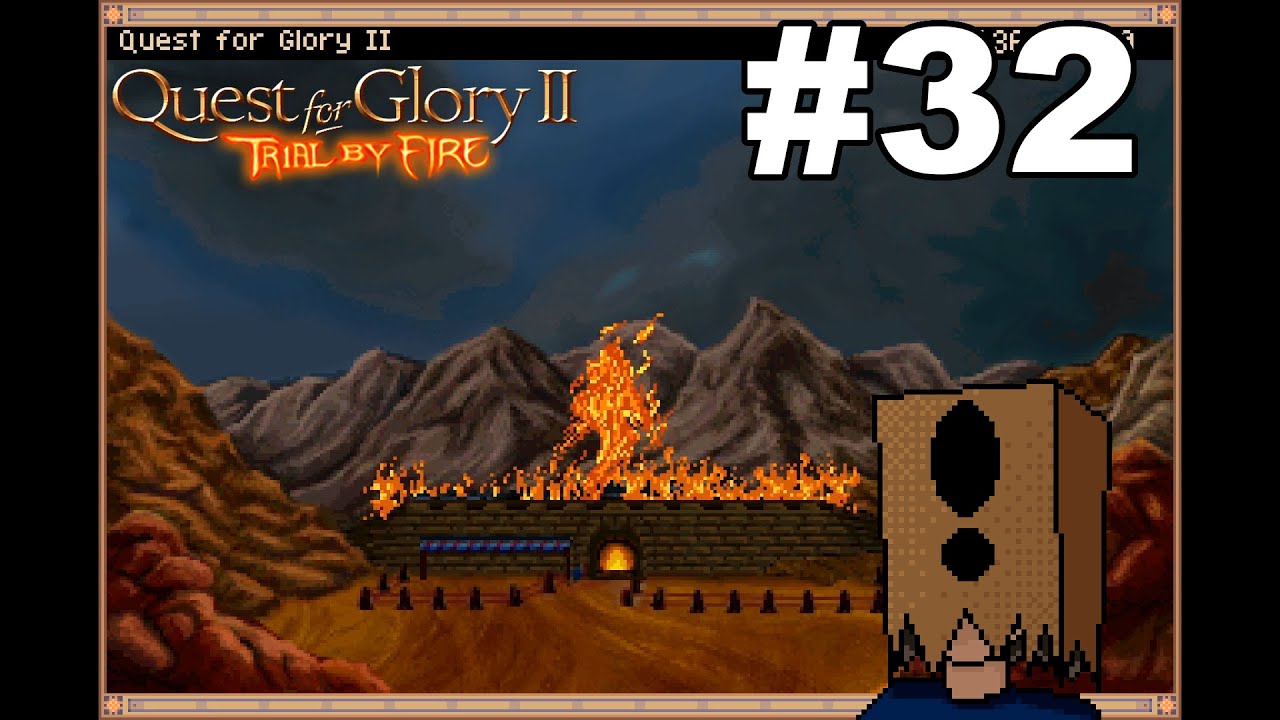 Let's Play Quest for Glory II VGA #32: The Fire Elemental - YouTube