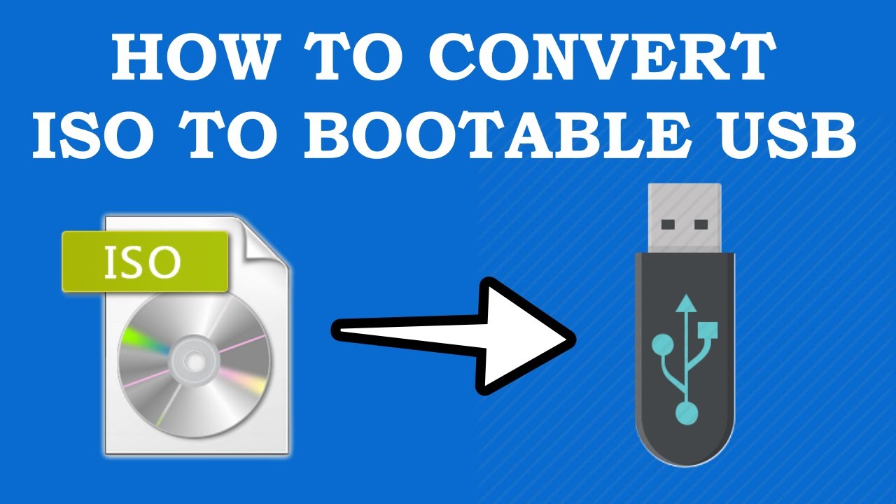 How to Convert ISO to Bootable USB - Step-by-Step Guide | ISO to ...