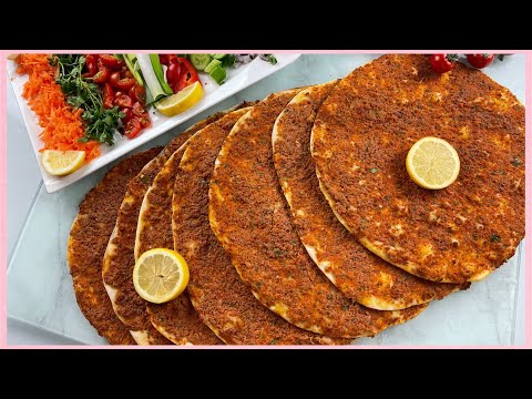 CITIR CITIR FIRINDA LAHMACUN TARIFI | TURKISH PIZZA RECIPE | PAPATYA MUTFAGIM 🌸