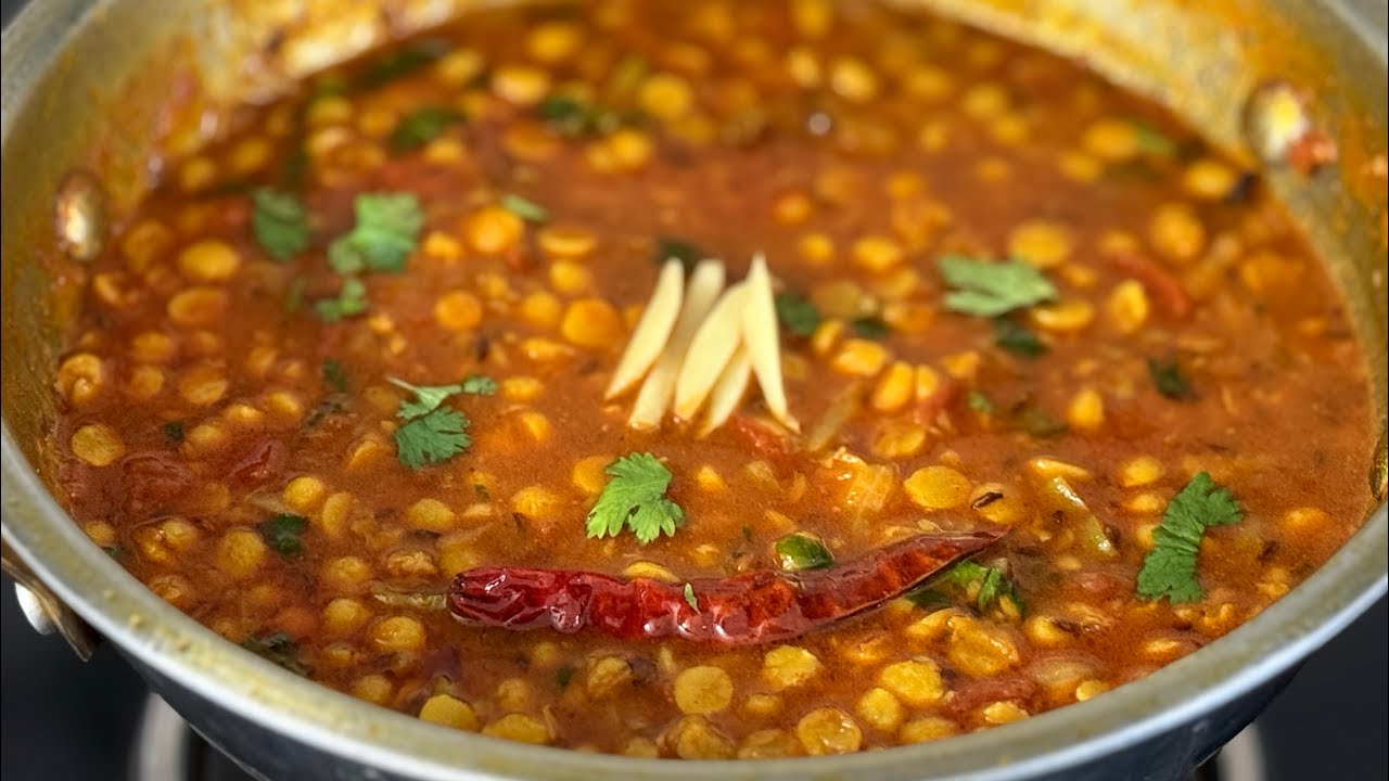 Chana Dal Tadka Recipe - YouTube