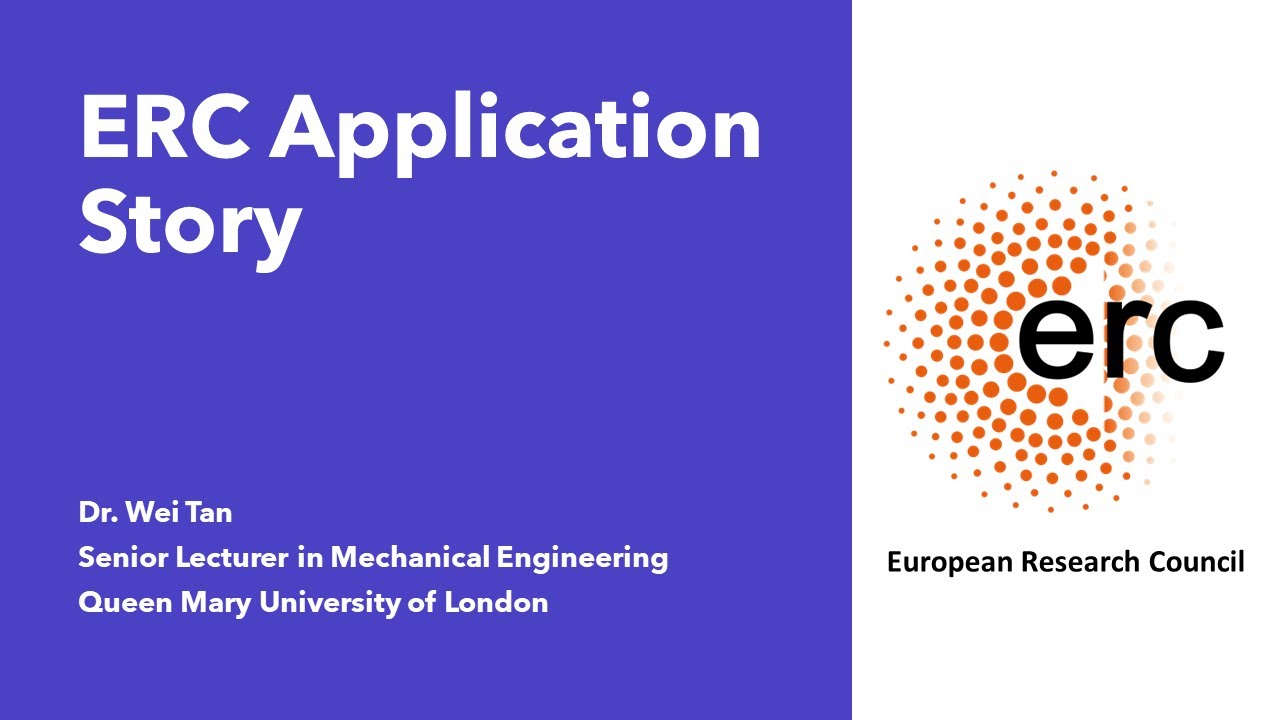Sharing my ERC grant experience - How to prepare your ERC proposal? - YouTube