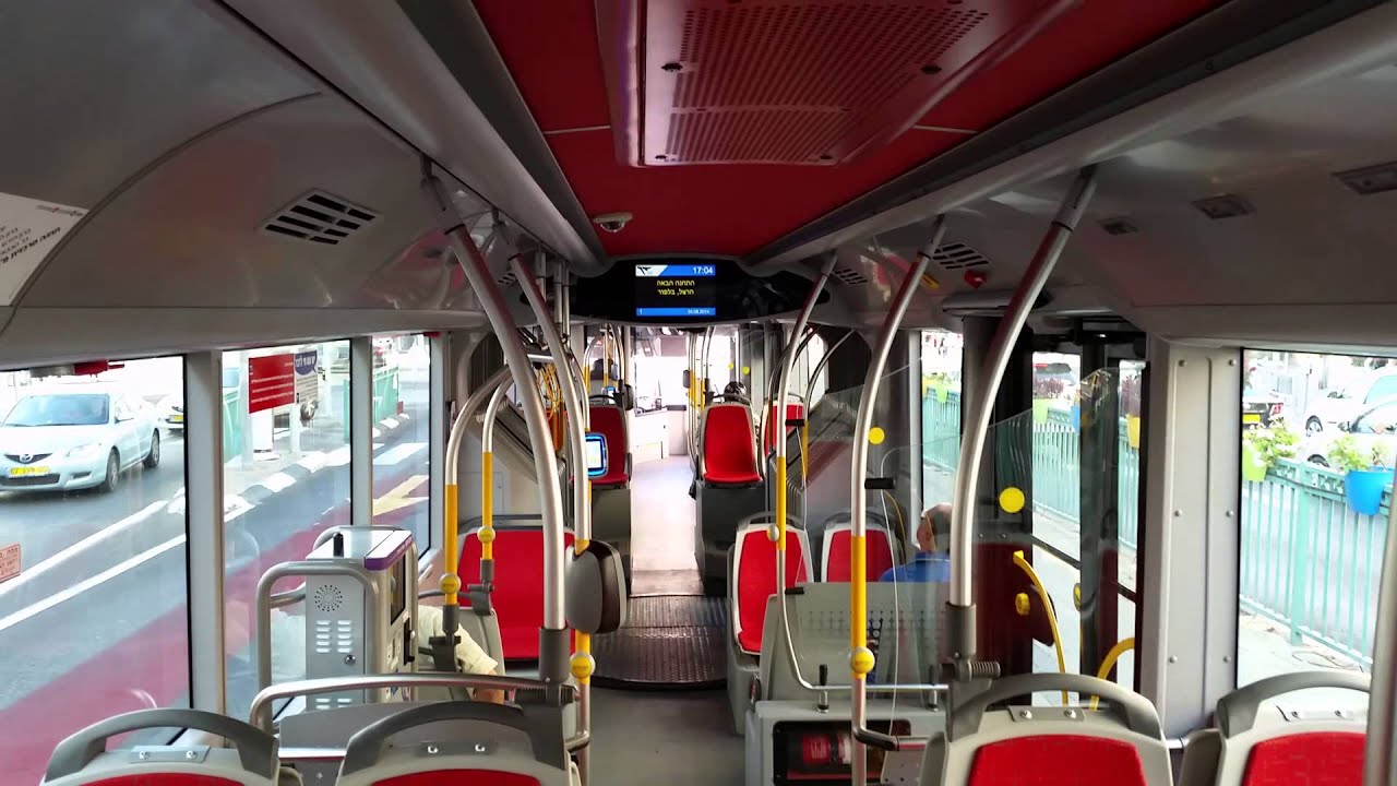 MAN NG363F bus 646 Dan Bus Company Line 1 in Bat Yam - YouTube