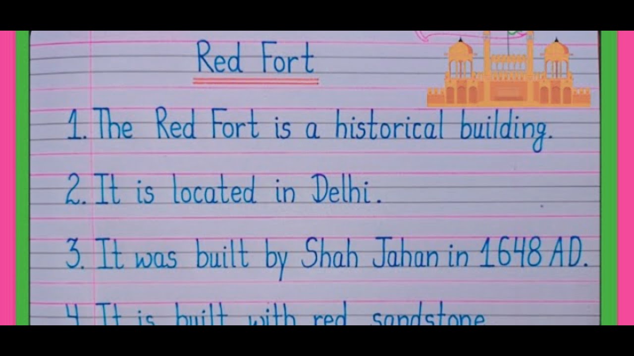 Essay on Agra Fort in english ||Features of Agra Fort||Agra Fort - YouTube