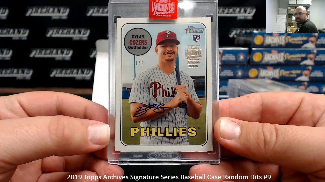 8/23/2019 2019 Topps Archives Signature Series Baseball Case Random ...