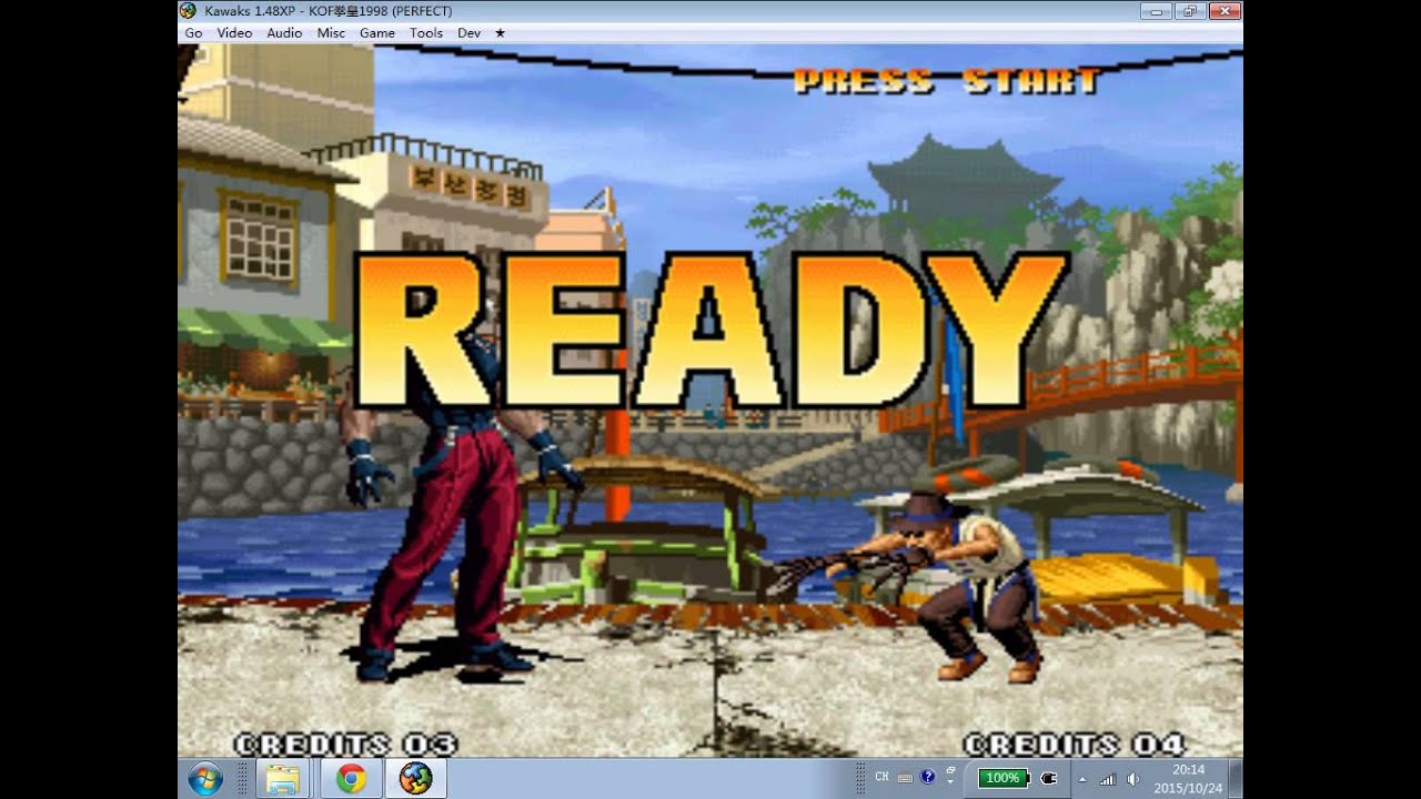 KOF 98 Boss Rugal vs Choi - YouTube