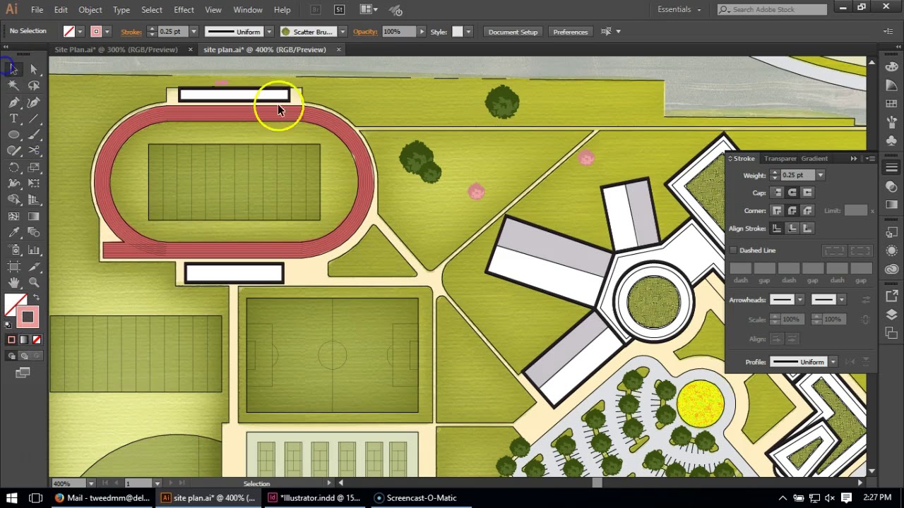 Trees Other for Site Plans in Illustrator - YouTube