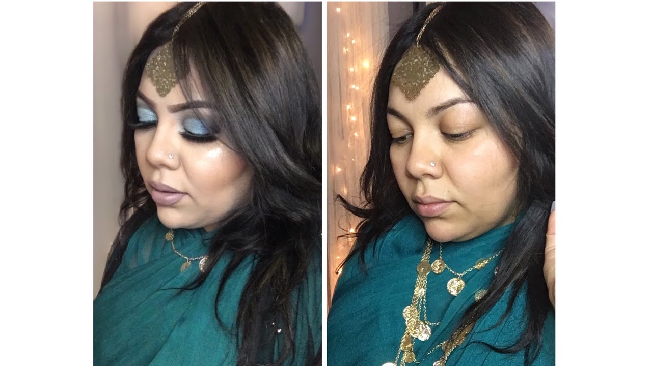 Middle eastern inspire makeup tutorial - YouTube