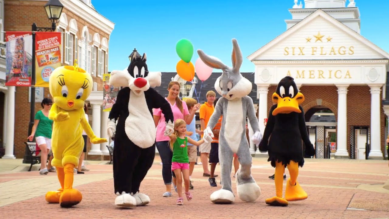 Six Flags America Amusement Park Sizzle Reel (2019) - YouTube