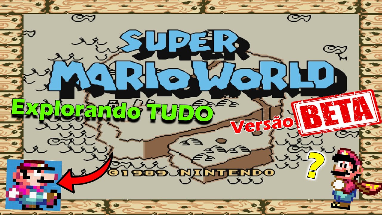 Explorando a Versão Beta de Super Mario World - YouTube