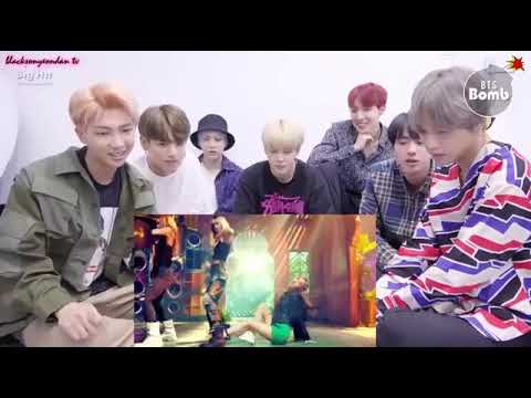 BTS reaction to BOOMBAYAH MV BLACKPINK
