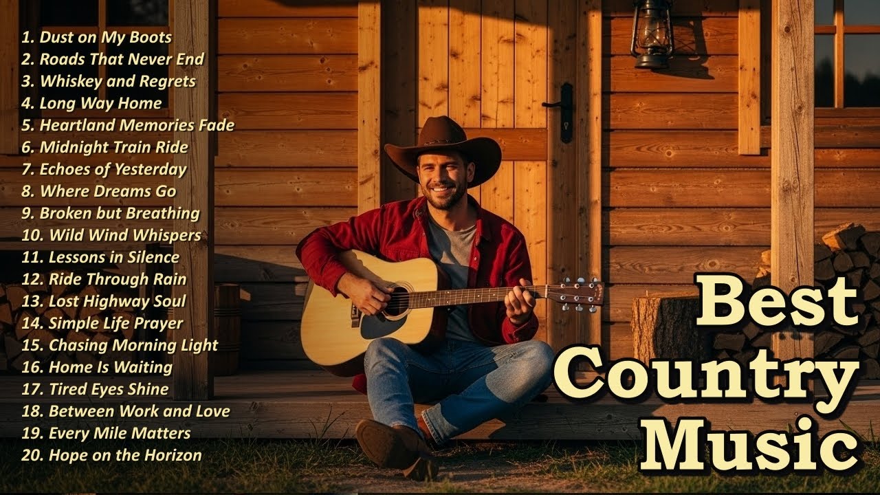 Best Acoustic Country Songs Collection | Peaceful Country Music for ...