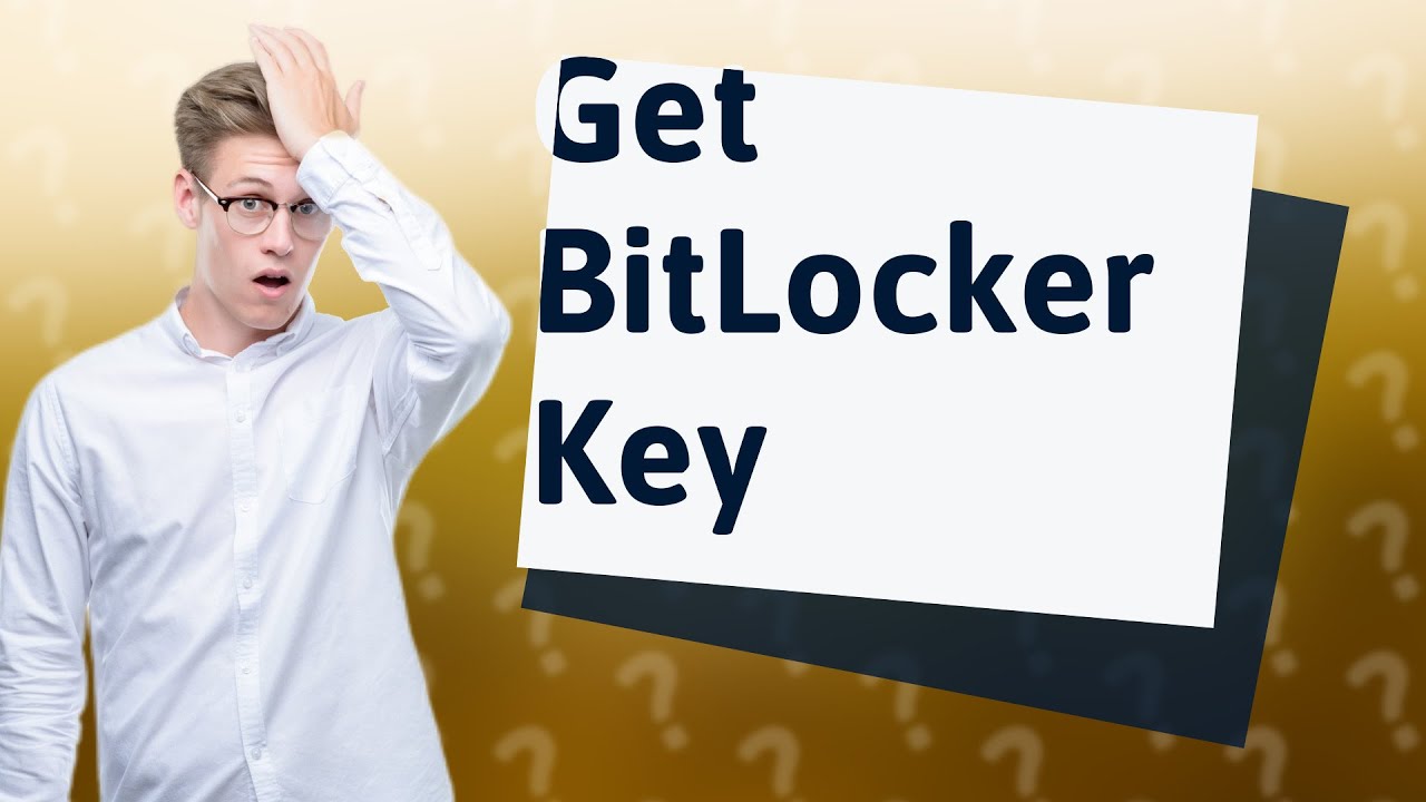 What is the command to get the BitLocker recovery key? - YouTube