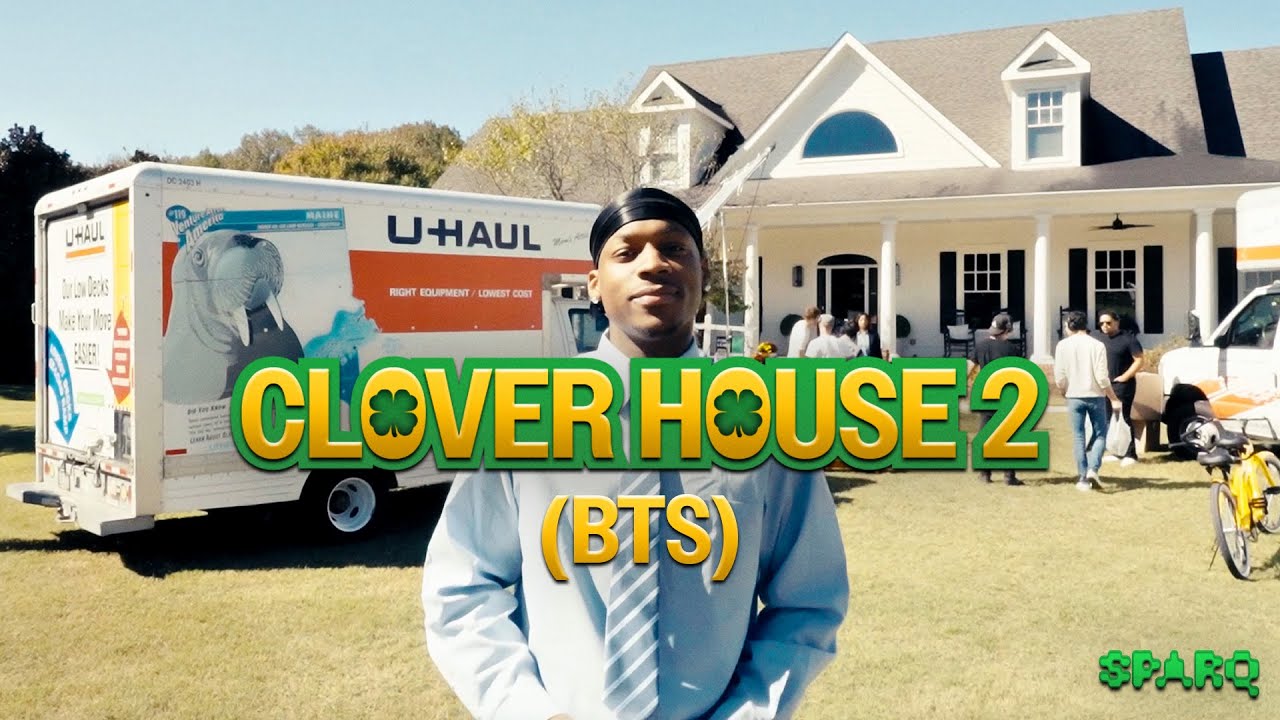 On set with the Clover Boyz! - YouTube