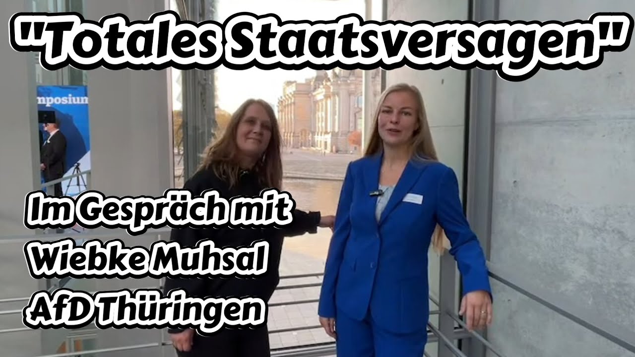 "Totales STAATSVERSAGEN!" 😱 Wiebke Muhsal AfD 🇩🇪 Thüringen über die ...