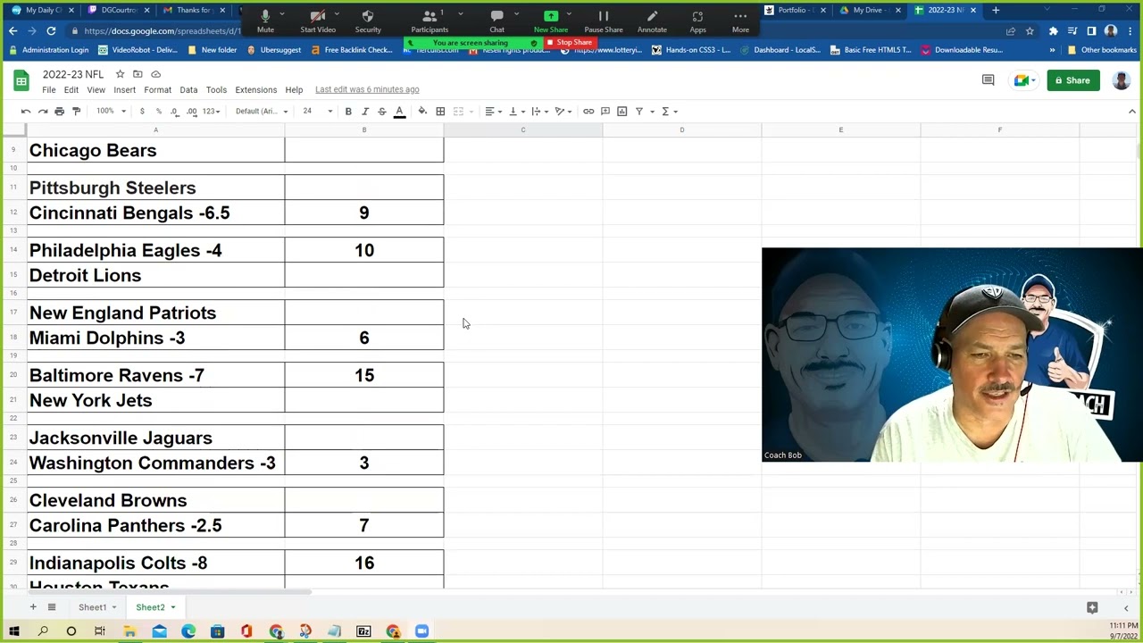 Updated 2022 - Week 1 NFL Office Pool Picks - Confidence Pool Picks ...