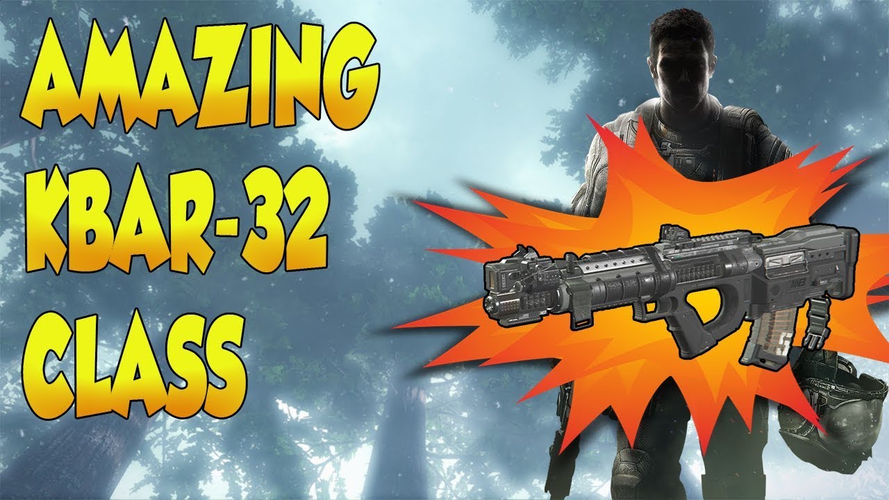 BEST KBAR-32 CLASS SETUP (Infinite Warfare OVERPOWERED Kbar AR Setup ...