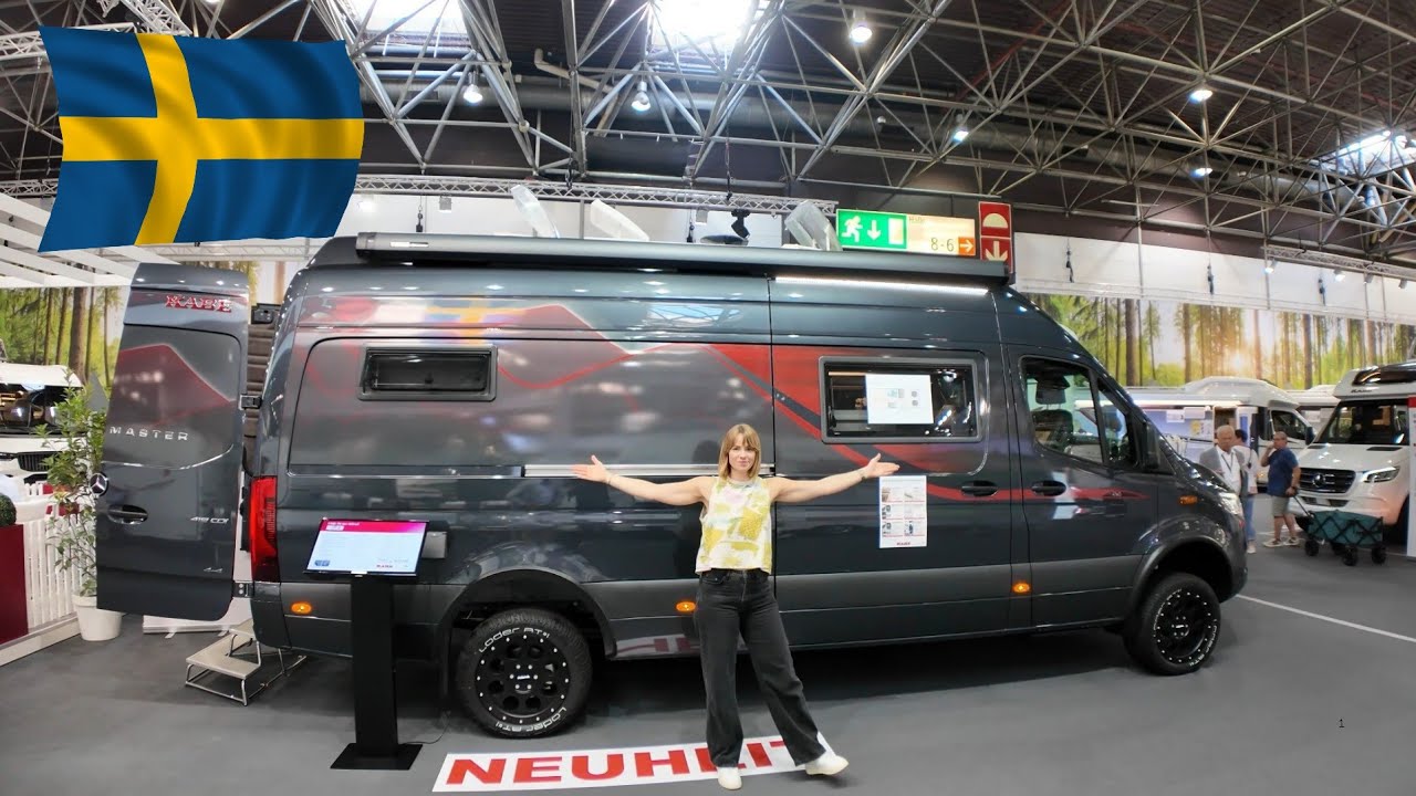 🇸🇪 7m - 3,5m HOCH! MERCEDES WOHNMOBIL SCHWEDEN CAMPER Kabe TM Van 690 ...