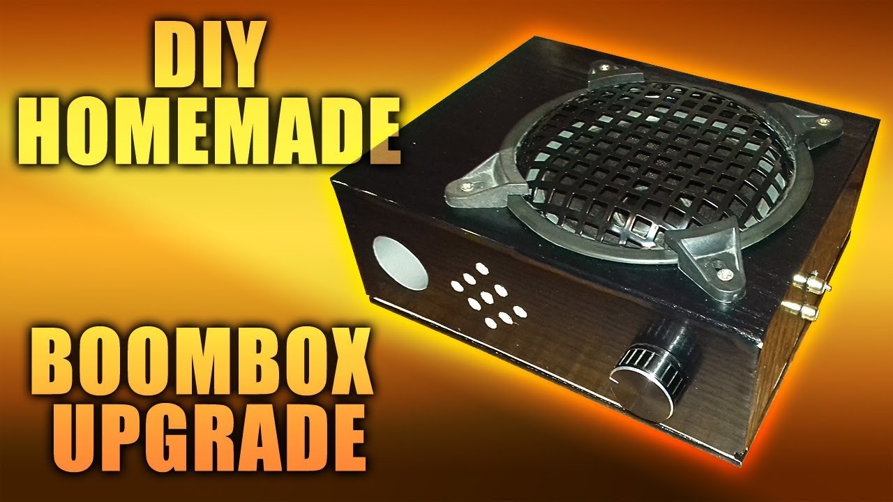 BUILD - DIY Homemade Boombox Upgrade (w/ Bluetooth and More) (Easy ...