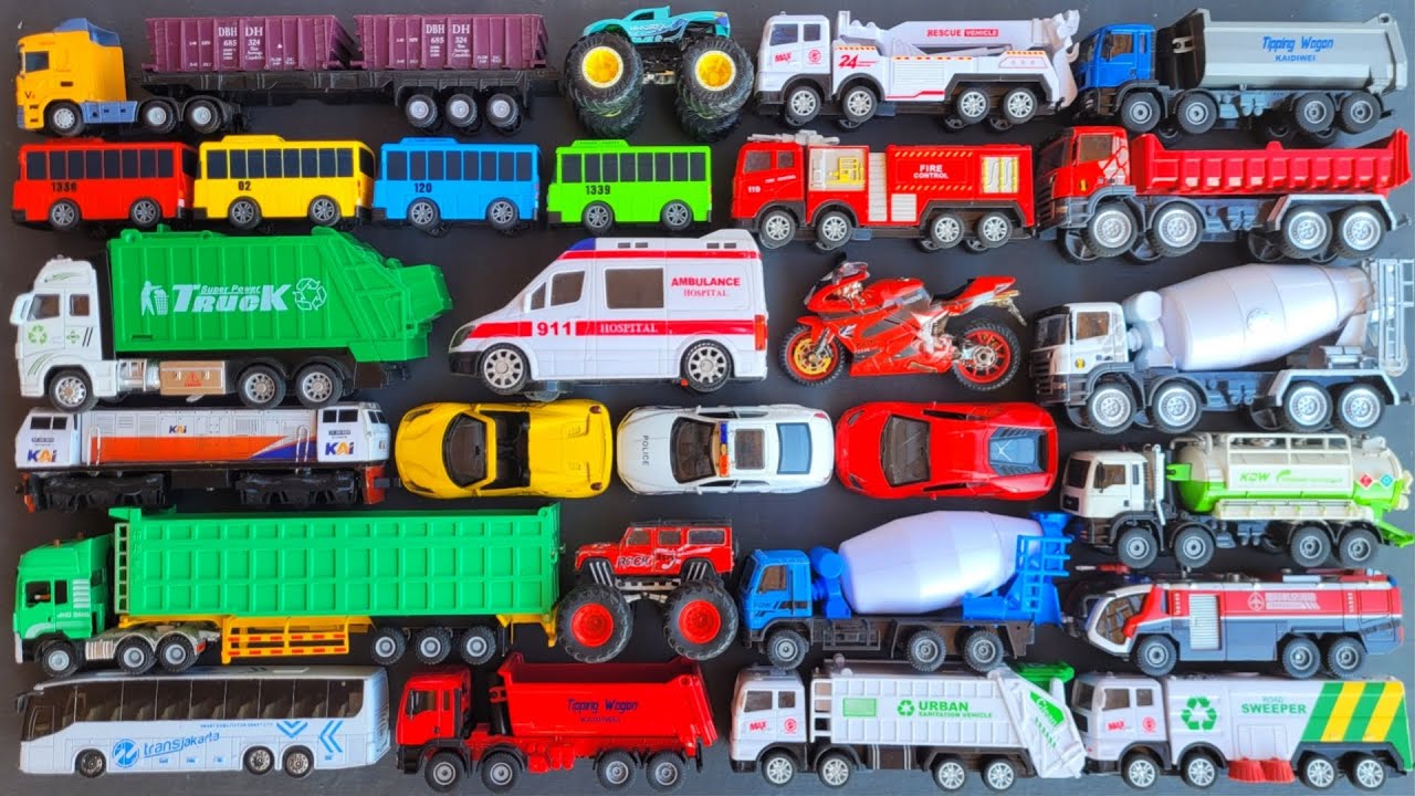 Mobil Lamborghini, Truk Pasir, Mobil Ambulance, Kereta Api, Mobil Derek ...