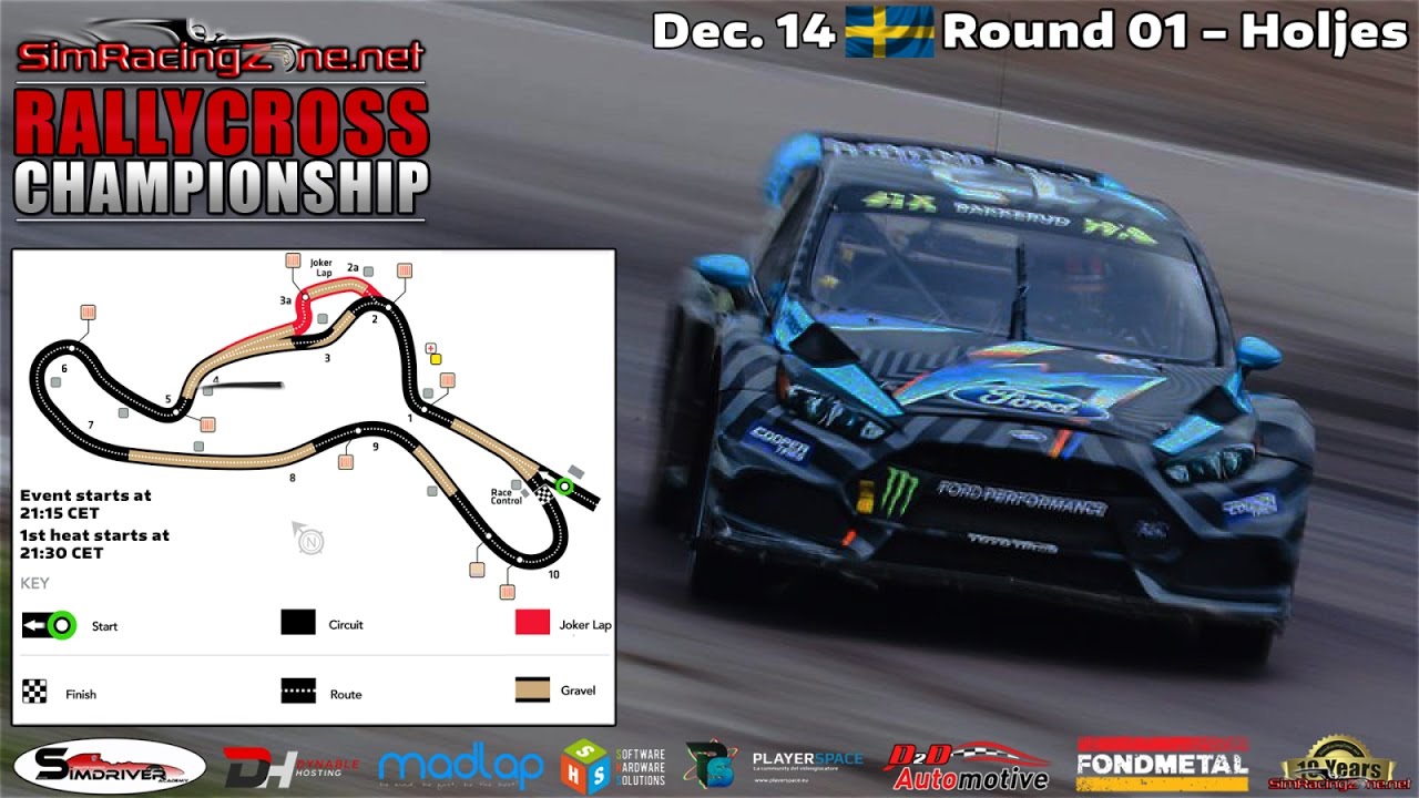 Assetto Corsa - RallyCross Championship - ROUND 01: Sweden - YouTube