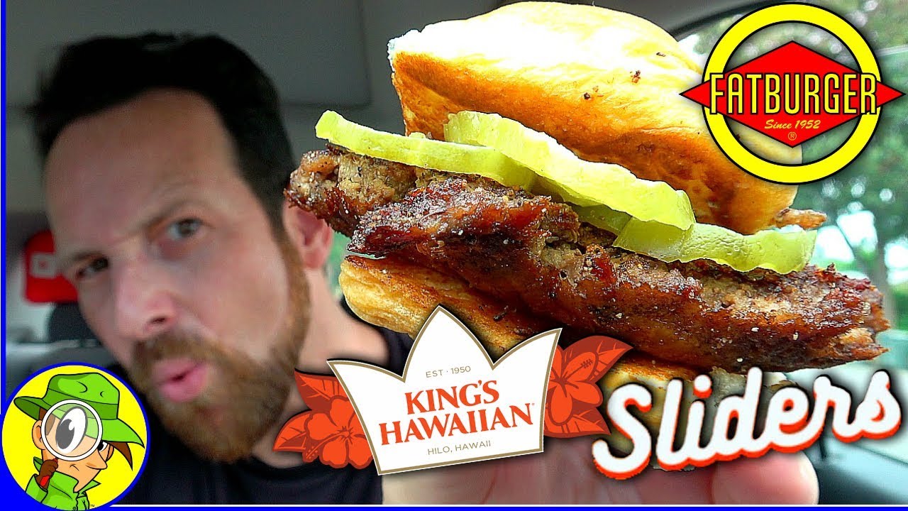 Fatburger® | KING'S HAWAIIAN® Sliders Review 🌴🌊🍔 | Peep THIS Out! 😋 ...