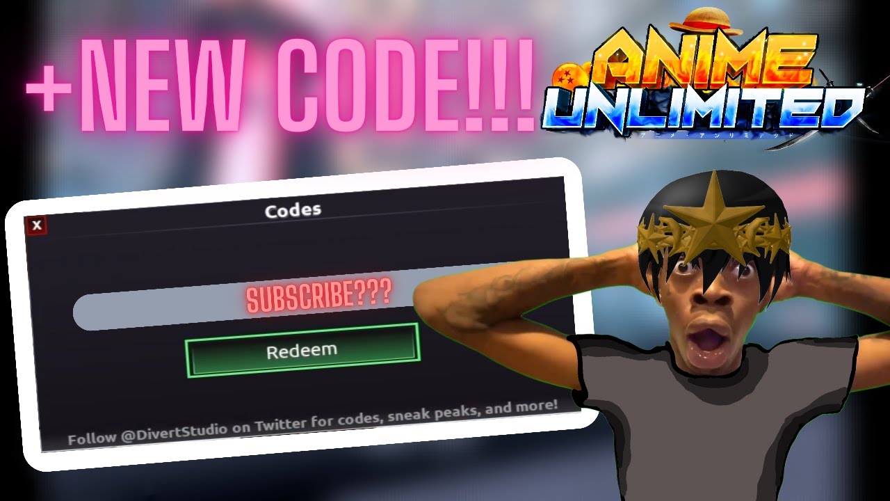 New Code in *ANIME UNLIMITED* AU:R - YouTube