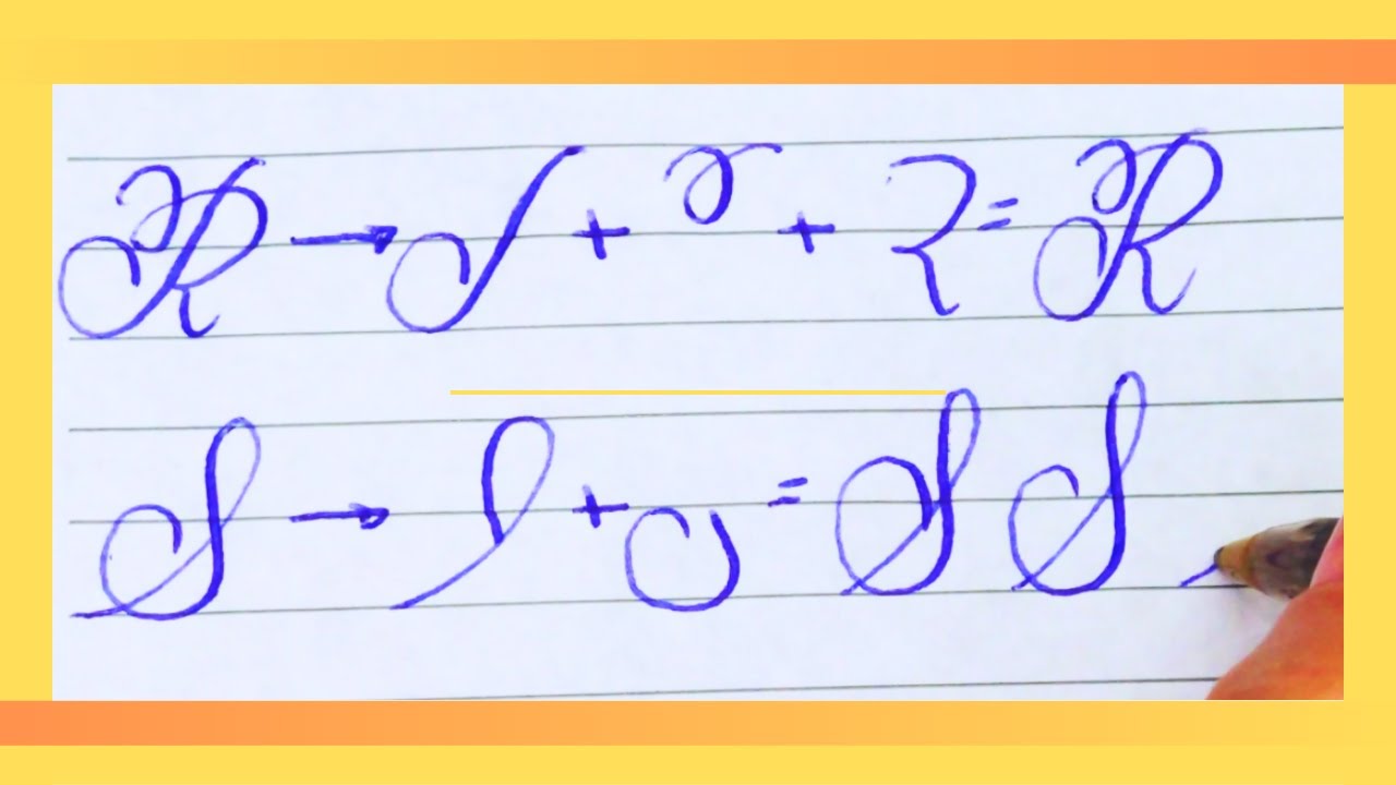 How to Write Capital Letters in English Cursive Writing from A to Z ...