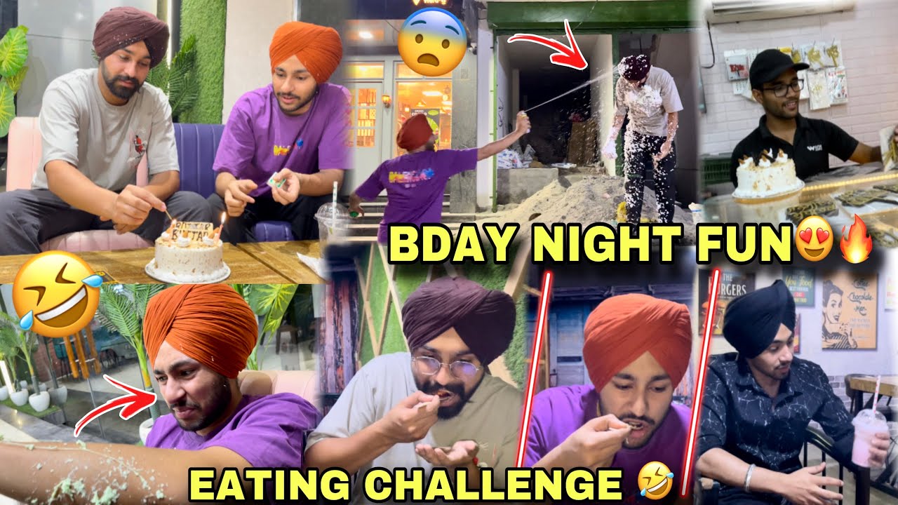 Next Level Birthday Celebration😂 Party Vlog🥰 ~ Prabh Buttar🔥 ...
