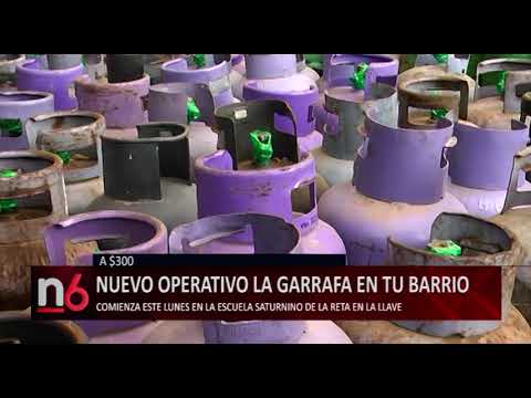 Nuevo operativo de La garrafa en tu barrio