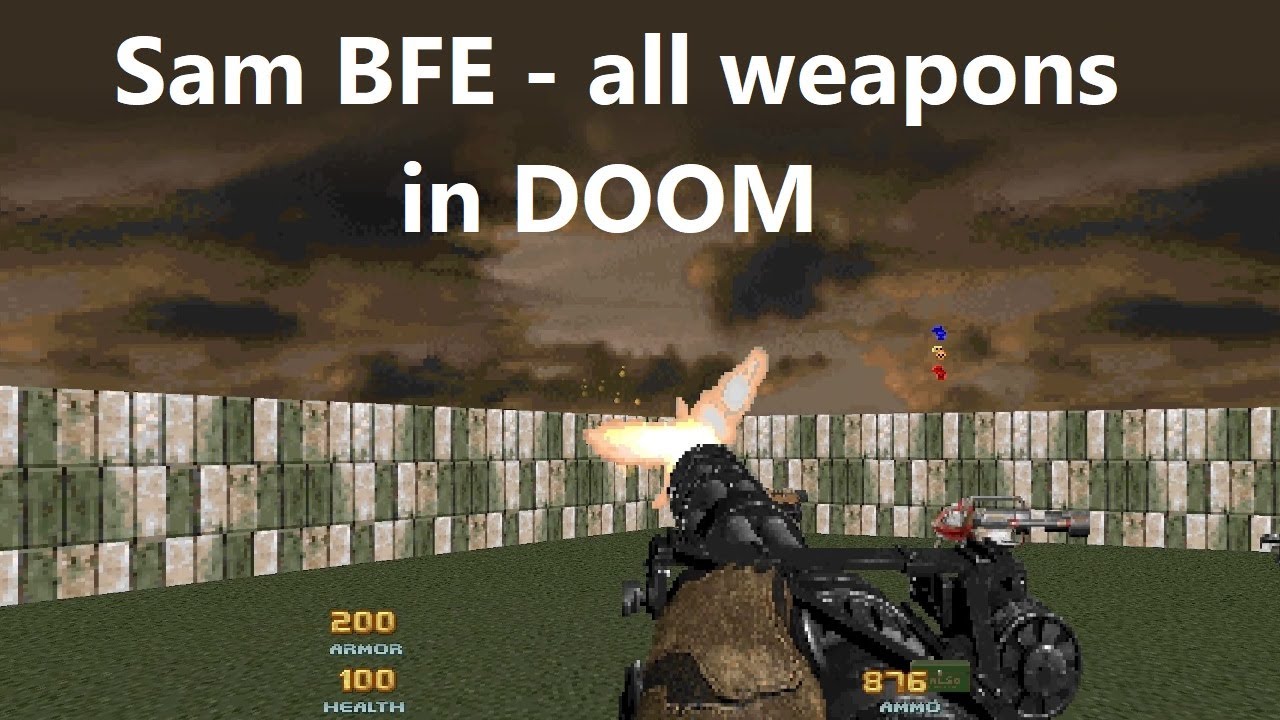 Serious Sam 3 BFE all weapons in DOOM - YouTube